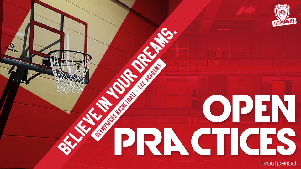 Invitation to open practices - Olympiacos BC