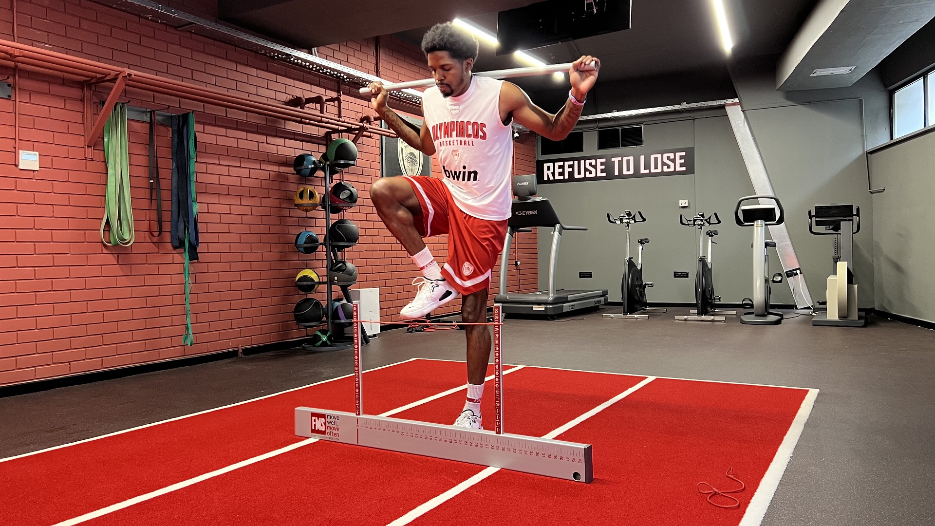 FMS test for the ‘reds’ (pics) - Olympiacos BC