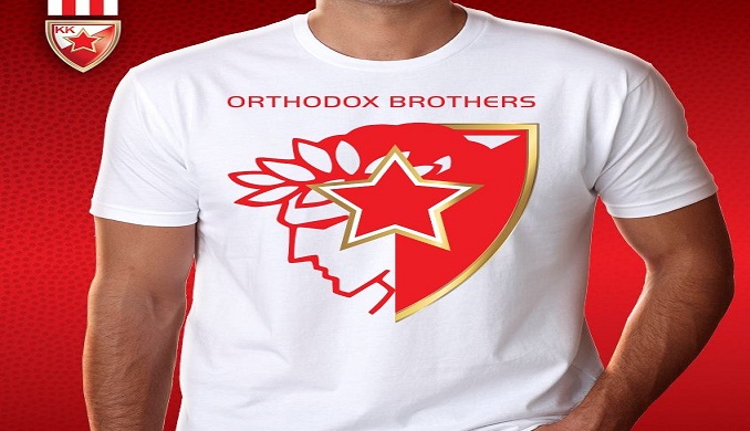 The Orthodox Brothers t-shirts at the boutique! - Olympiacos BC