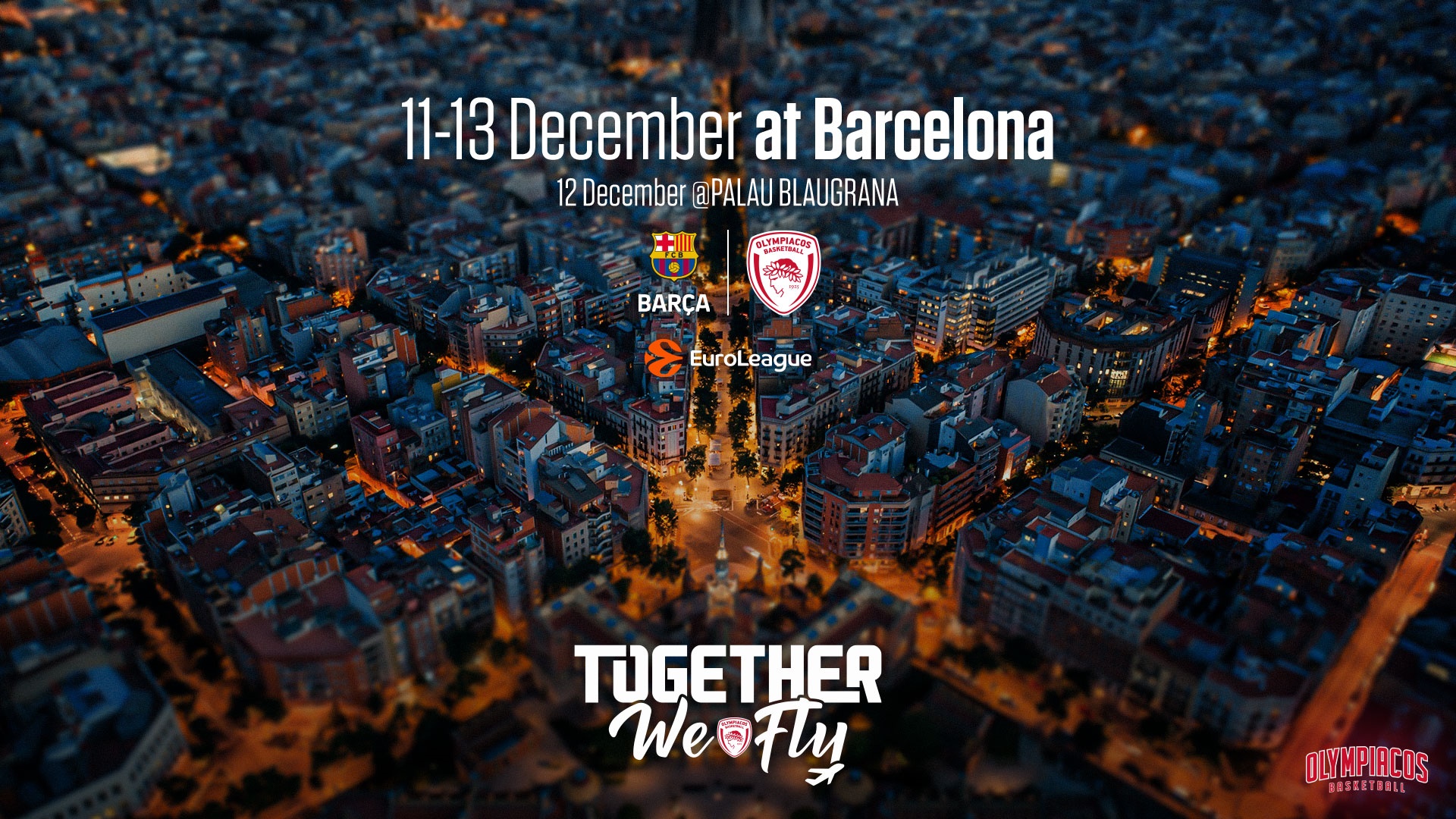 TOGETHER WE FLY στην Βαρκελώνη! - Olympiacos BC